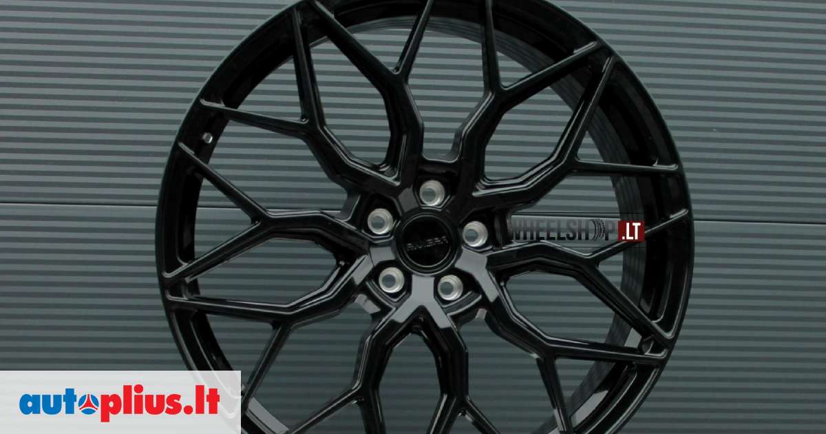 RIVIERA RF108 Gloss Black Flow Formed, light alloy, R23 | A18304750