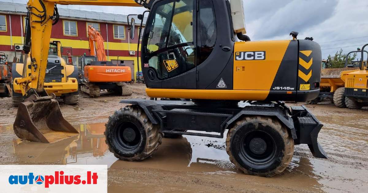 JCB JS145W, ekskavatoriai 2010 m., | A19525155
