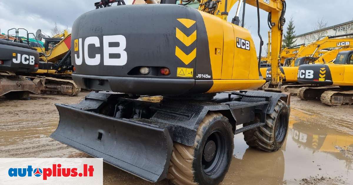 JCB JS145W, ekskavatoriai 2010 m., | A19525155