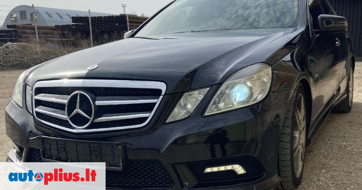 Mercedes-Benz E klasė Amg vidus ir išorė variklis 651 924 geras ...