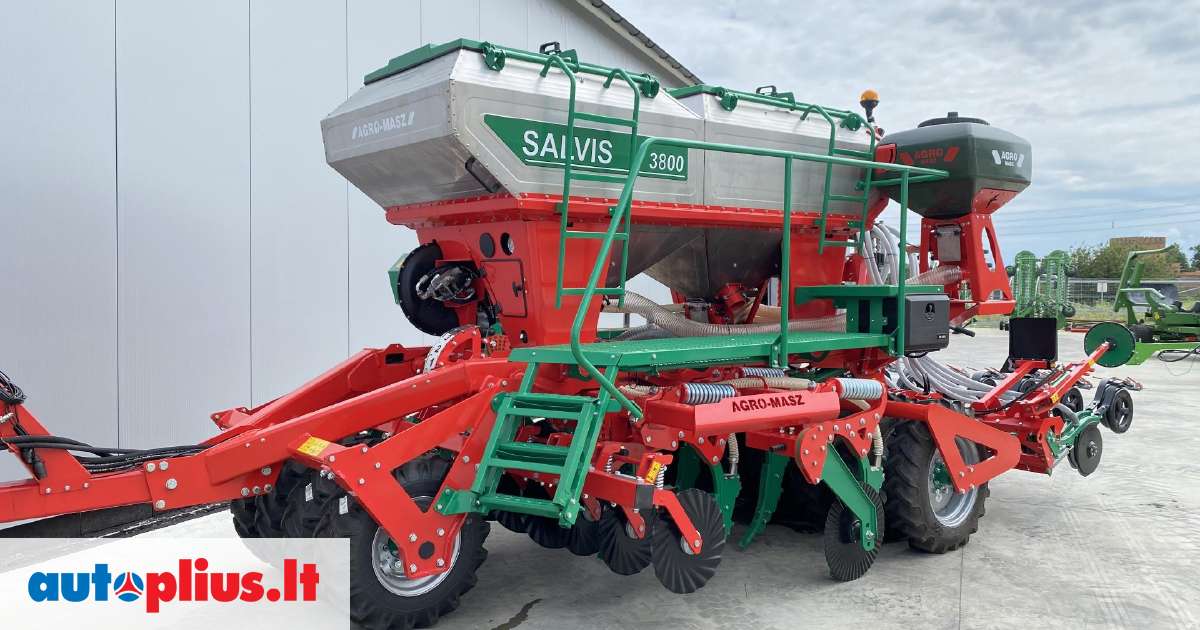AGRO-MASZ SALVIS Strip-till ISOBUS, sėjamosios, sodinamosios 2025 m ...