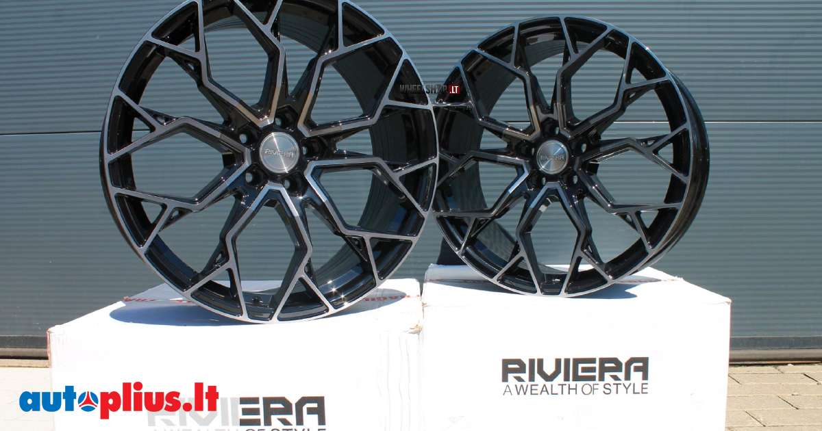 RIVIERA RF5 Black Polished FlowFormed, lengvojo lydinio, R20 | A20794768