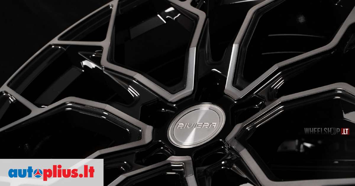 RIVIERA RF5 Black Polished FlowFormed, lengvojo lydinio, R20 | A20794768