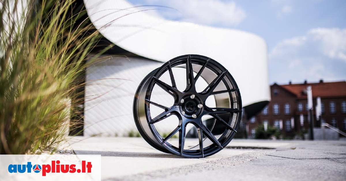 Japan Racing JR42 Black FlowFormed, lengvojo lydinio, R22 | A20809266