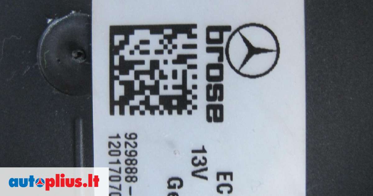 Mercedes-Benz R350, A0999062500, ventiliatorius 2014 m., | A20967982