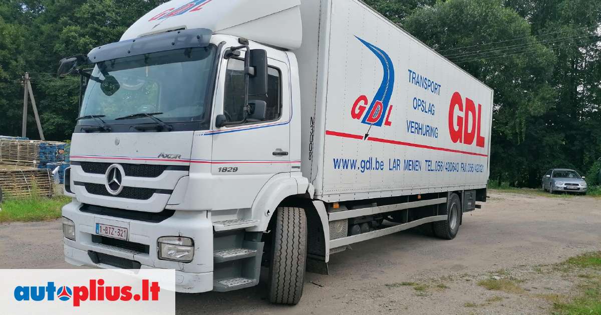 Mercedes-Benz AXOR, box trucks / box vans 2012 m., | A21306853