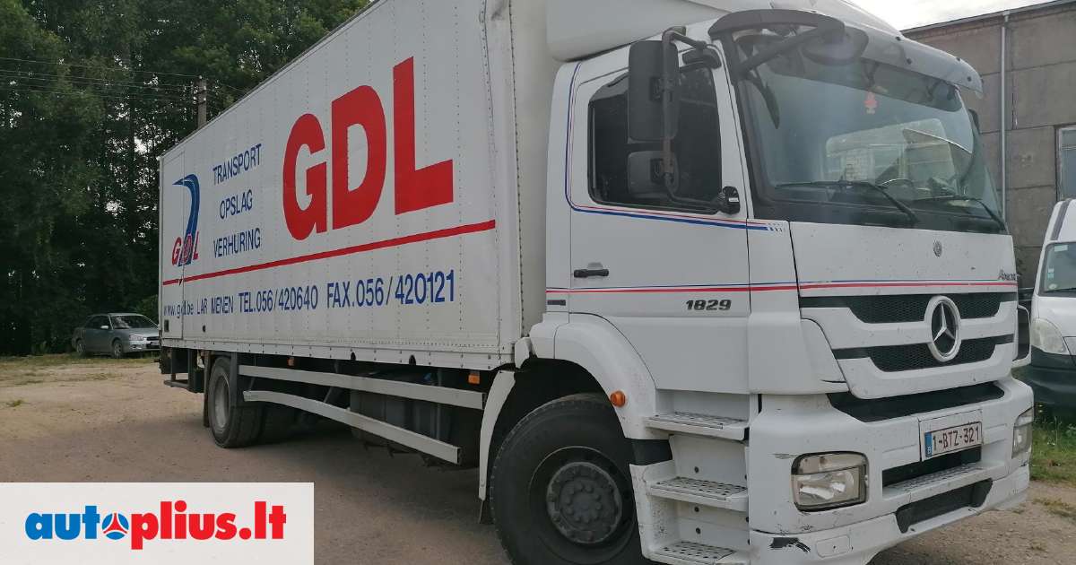 Mercedes-Benz AXOR, box trucks / box vans 2012 m., | A21306853