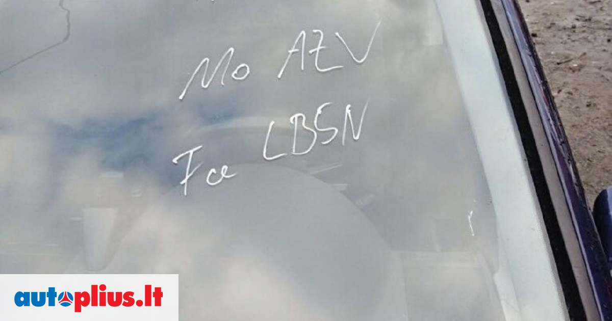 Volkswagen Touran, AZV LB5N, Dalimis ardomas tvarkingas auto iš ...