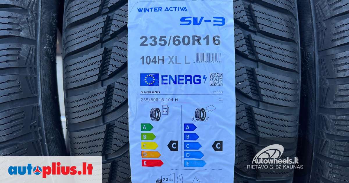 Nankang Winter Activa SV-3, žieminės 235/60 R16 | A21732948