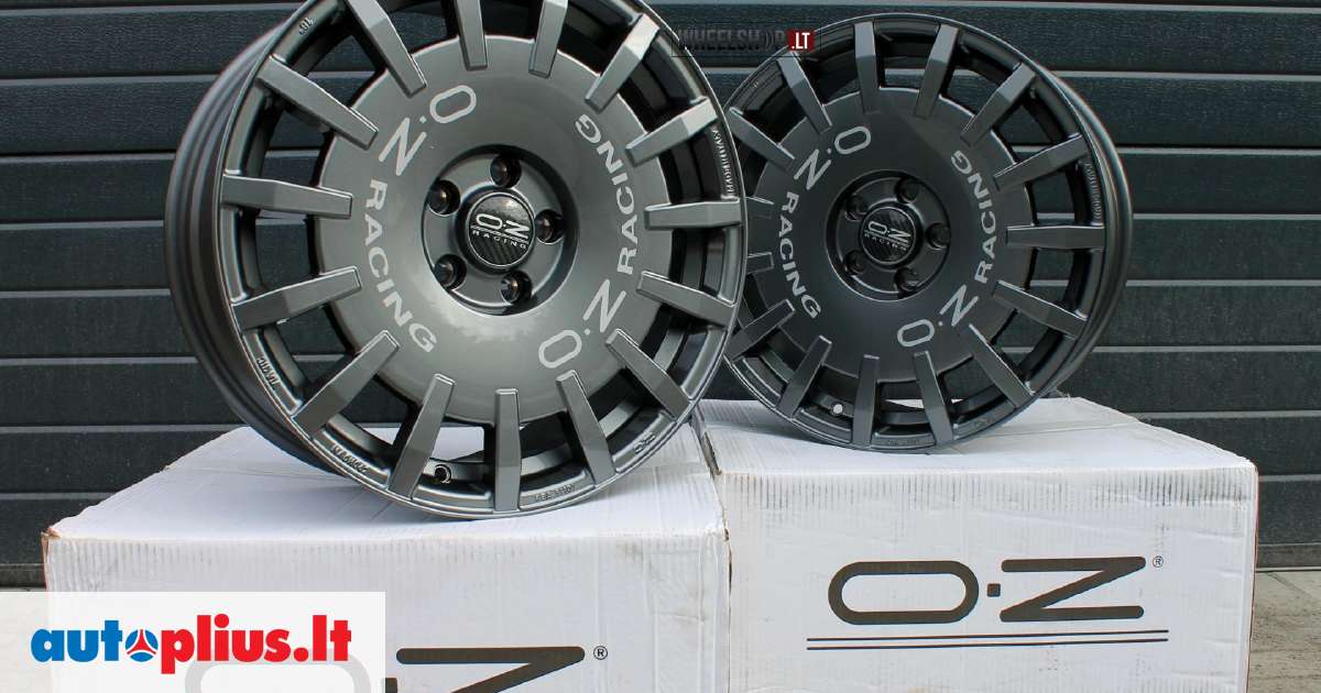 OZ Racing Rally Racing Van Dark Graphite, lengvojo lydinio, R18 | A21978076