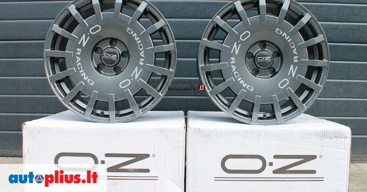 OZ Racing Rally Racing Van Dark Graphite, lengvojo lydinio, R18 | A21978076