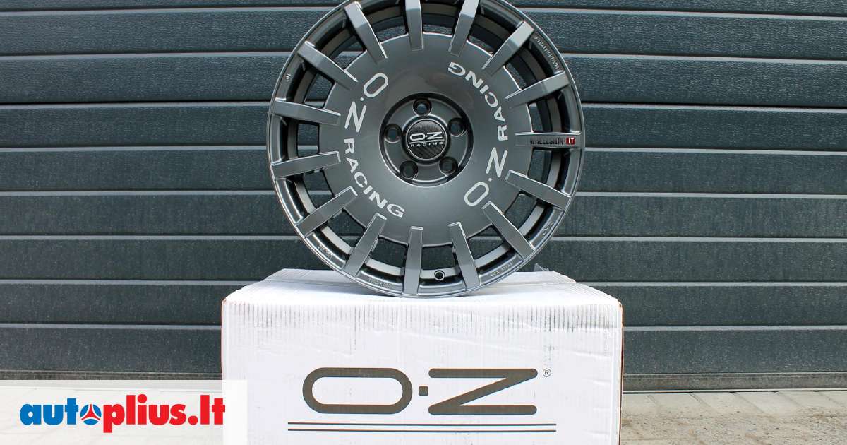 OZ Racing Rally Racing Dark Graphite, lengvojo lydinio, R17 | A21978464