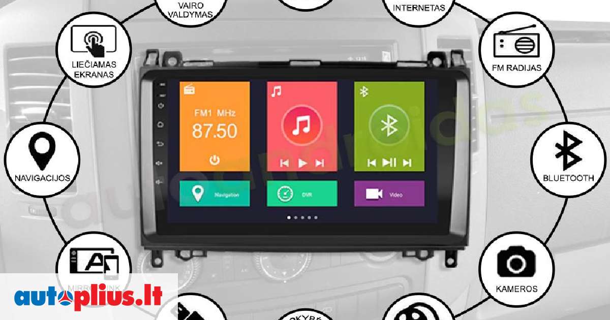 Mercedes-Benz Mercedes Sprinter, Vito 2004-12 Android multimedija USB ...