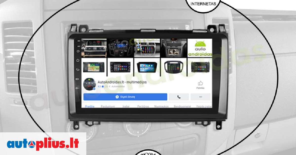Mercedes-Benz Mercedes Sprinter, Vito 2004-12 Android multimedija USB ...