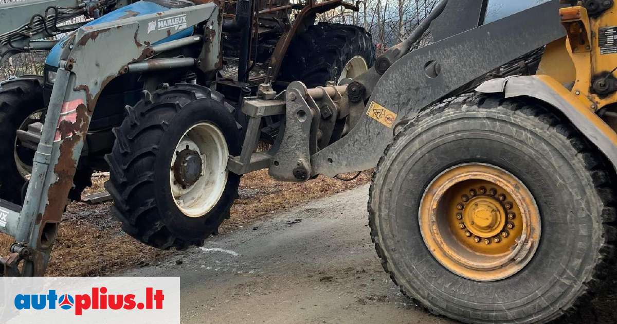 New Holland TS115 DALIMIS, traktoriai 2002 m., | A22200546