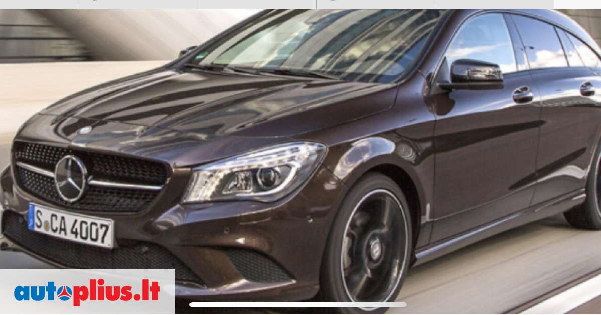 Mercedes-Benz CLA klasė Mercedes cla shooting brake kebulas 2016 m ...
