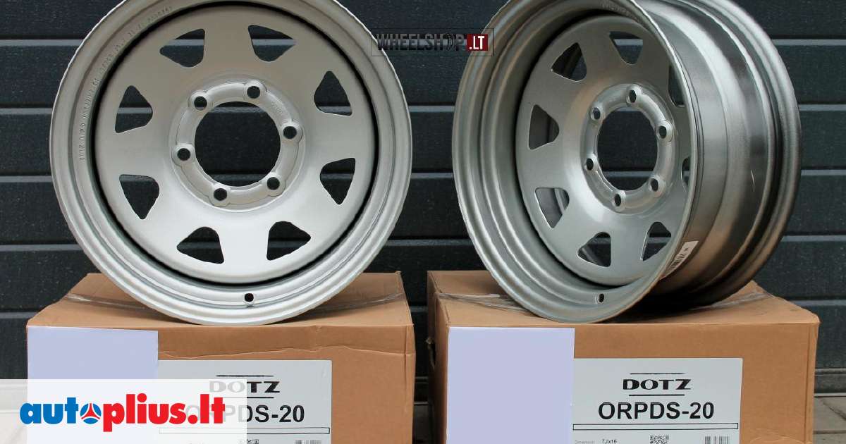 Dotz 4x4 Dakar Silver, plieniniai štampuoti, R16 | A22412532