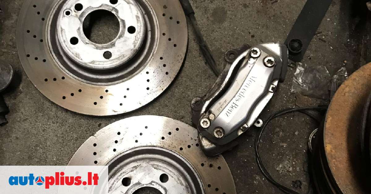 Mercedes-Benz E320 Tvarkyngi stabdziu diskai su suportais 2006 m ...