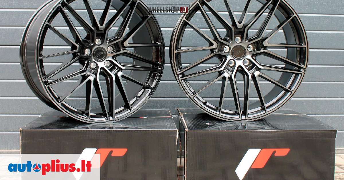 Japan Racing JR38 Black Polished, lengvojo lydinio, R22 | A21723676