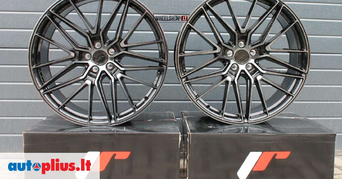 Japan Racing JR38 Black Polished, lengvojo lydinio, R21 | A21723488