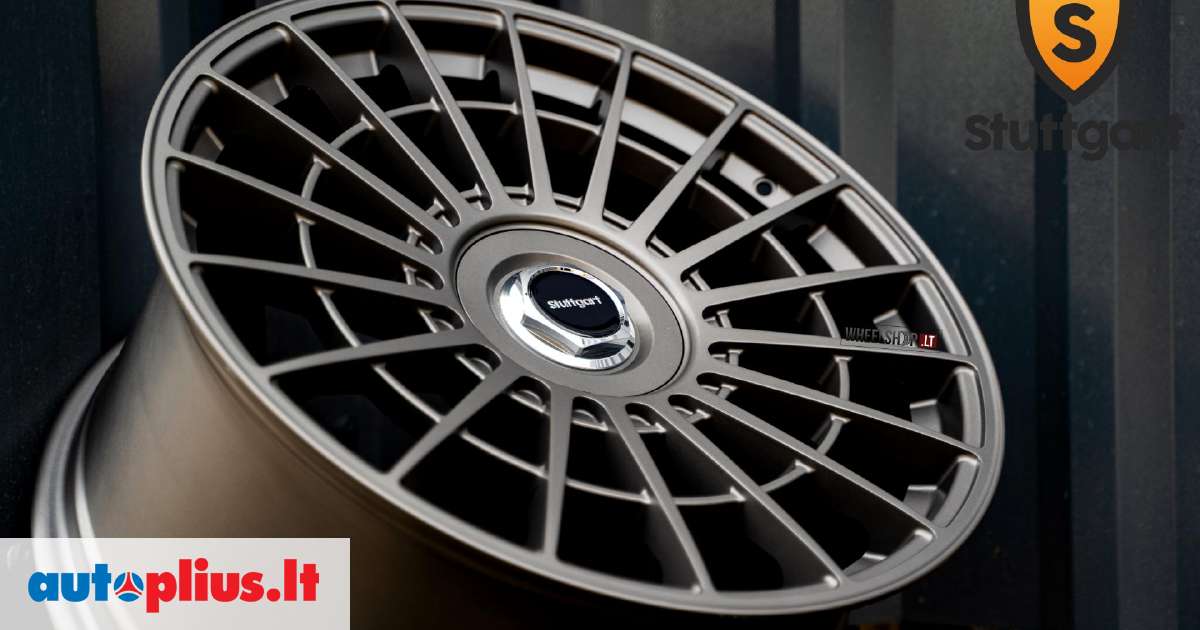 STUTTGART SF10 Matt Gunmetal Flow Form, lengvojo lydinio, R20 | A22638150