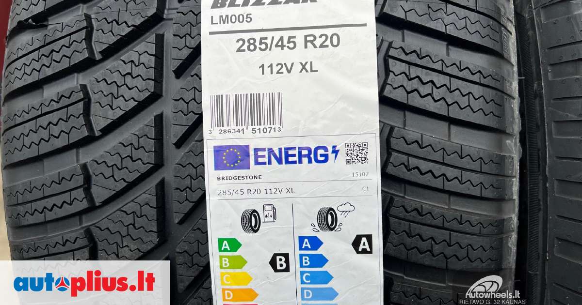 Bridgestone Blizzak LM005, žieminės 285/45 R20 | A22662368