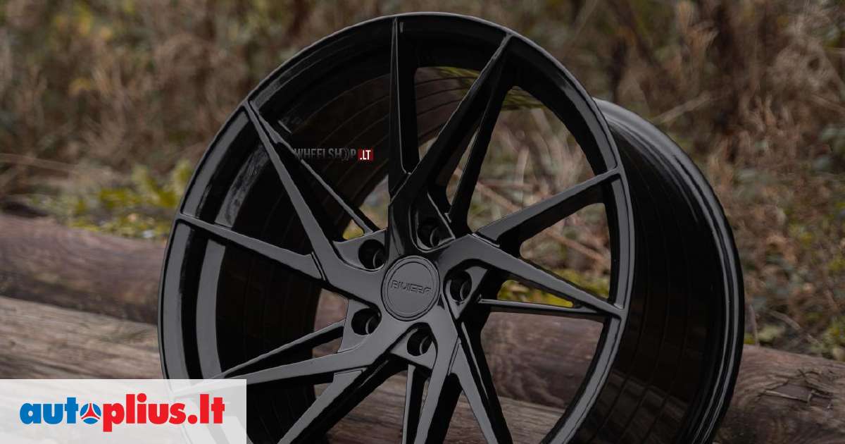 RIVIERA RF109 Gloss Black Flow Formed, lengvojo lydinio, R20 | A22704374