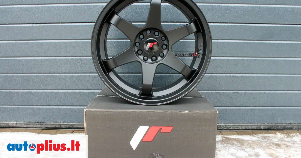 Japan Racing JR3 Matt Black, lengvojo lydinio, R17 | A22716174