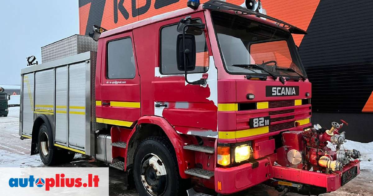 Scania P 82 M 4x2, kita 1983-07 m., | A22735268