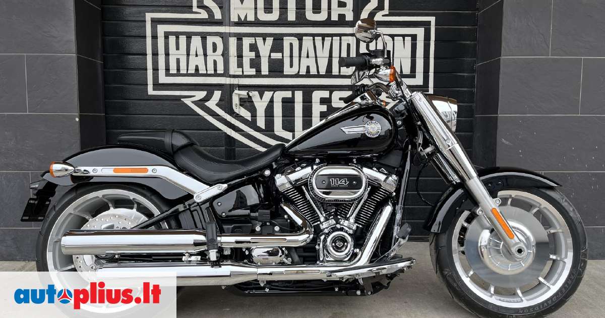 Harley-Davidson Fat Boy 1868cc, čioperiai / kruizeriai / custom 2024-01 ...