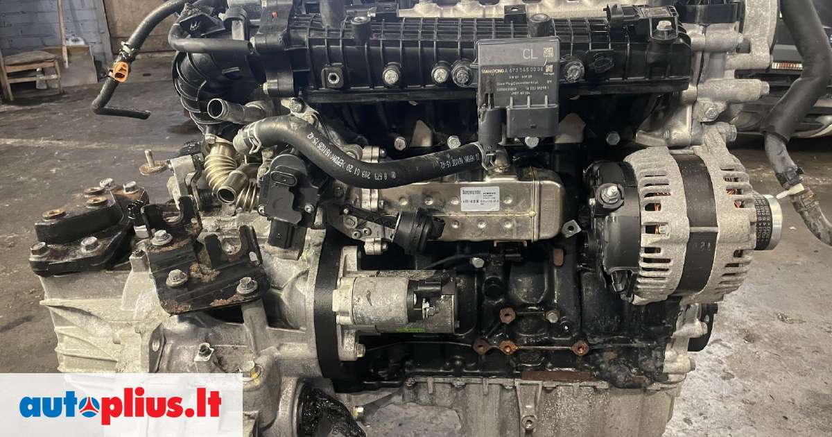 SsangYong Tivoli, D16dtf 673910, D16dtf variklis kuro sistema turbina a ...