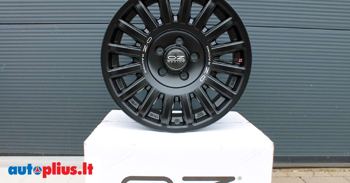 OZ Racing Rally Raid Matt Black, lengvojo lydinio, R17 | A23084416
