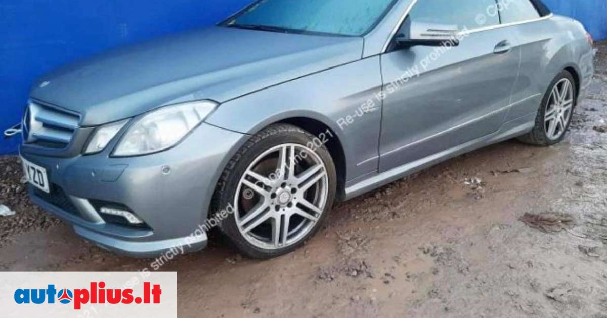 Mercedes-Benz E klasė A207 cabrio dalimis amg paketas amg ratlankiai ...