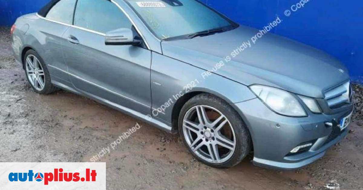Mercedes-Benz E klasė A207 cabrio dalimis amg paketas amg ratlankiai ...