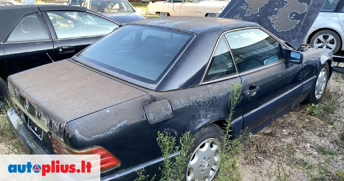 Mercedes-Benz SL500 Kebulas lygus absoliuciai be rudziu variklis ir ...