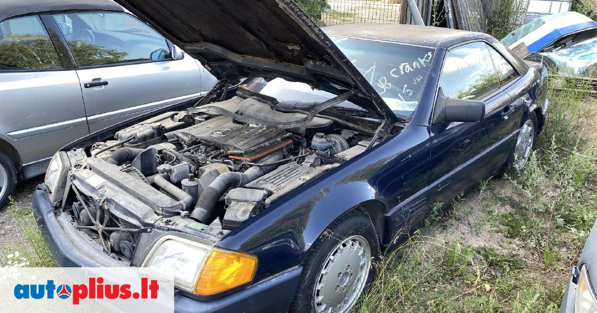 Mercedes-Benz SL500 Kebulas lygus absoliuciai be rudziu variklis ir ...