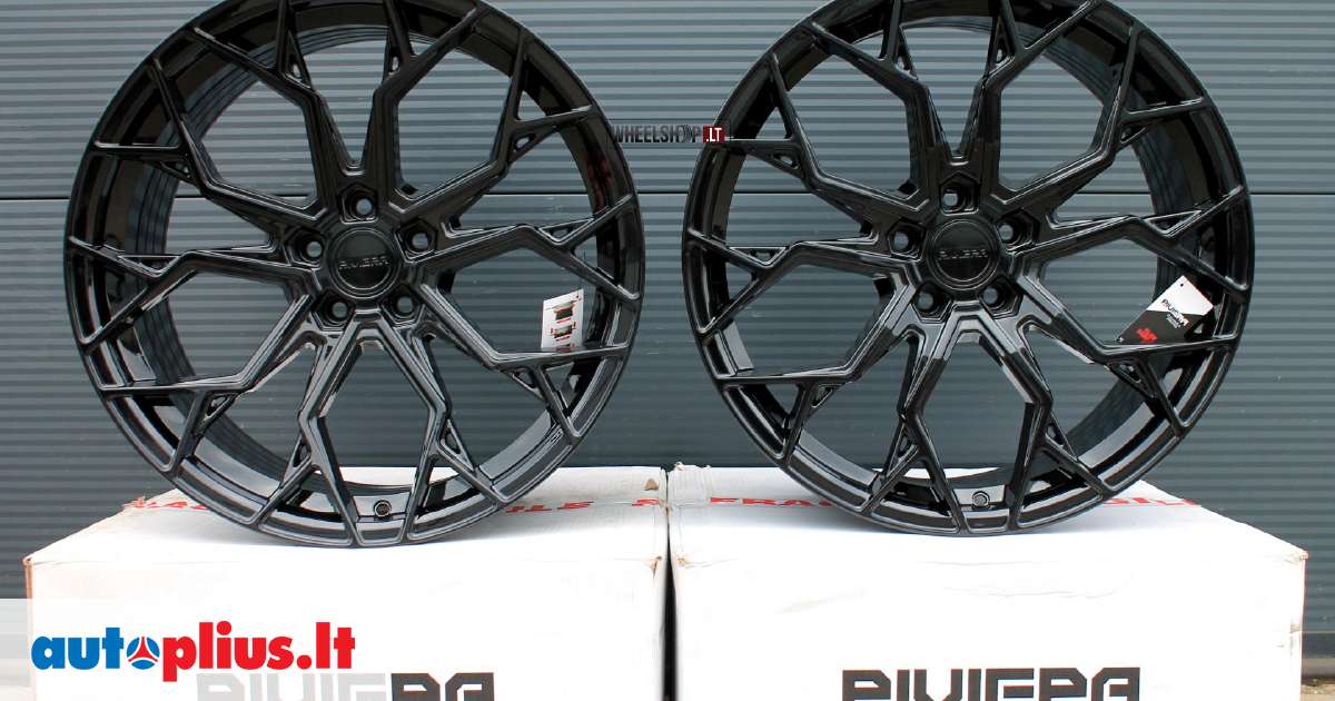 RIVIERA RF5 Gloss Black Flow Formed, lengvojo lydinio, R22 | A23423057