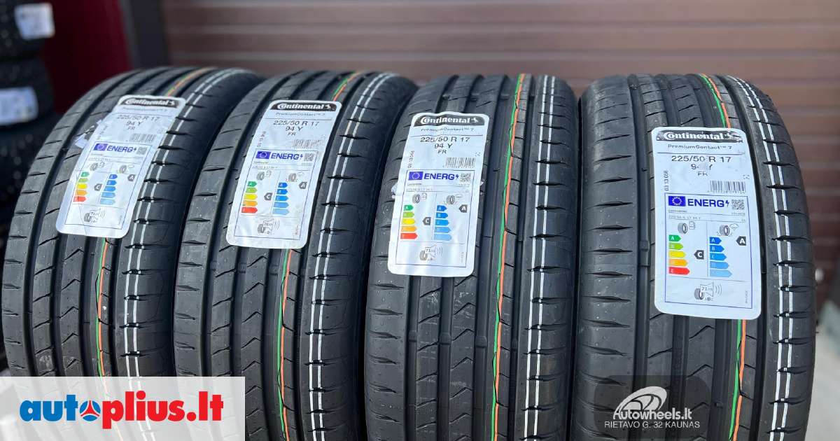 Continental Premium Contact 7, vasarinės 225/50 R17 | A23478769