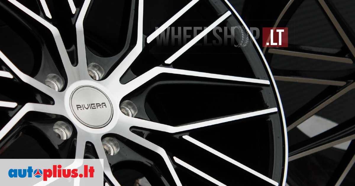 RIVIERA RV130 Black Polished, lengvojo lydinio, R22 | A20386046