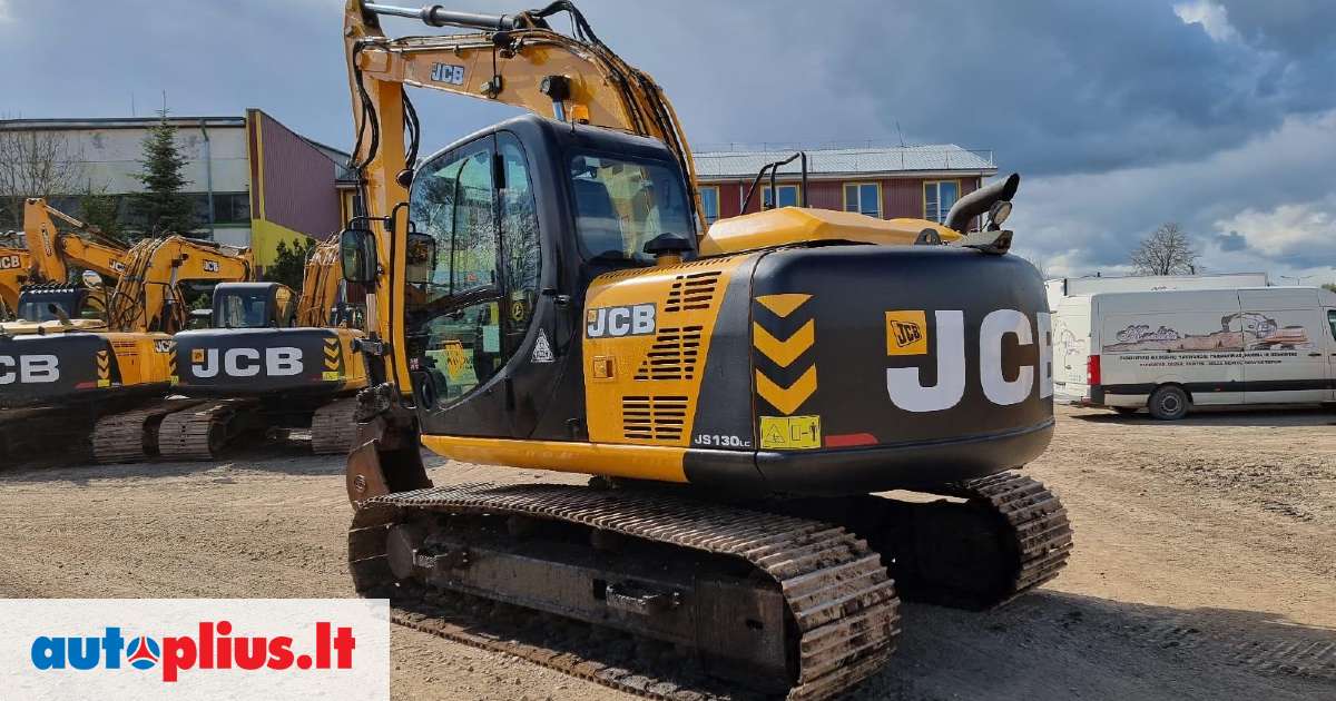 JCB JS 130LC, ekskavatoriai 2016 m., | A23515535