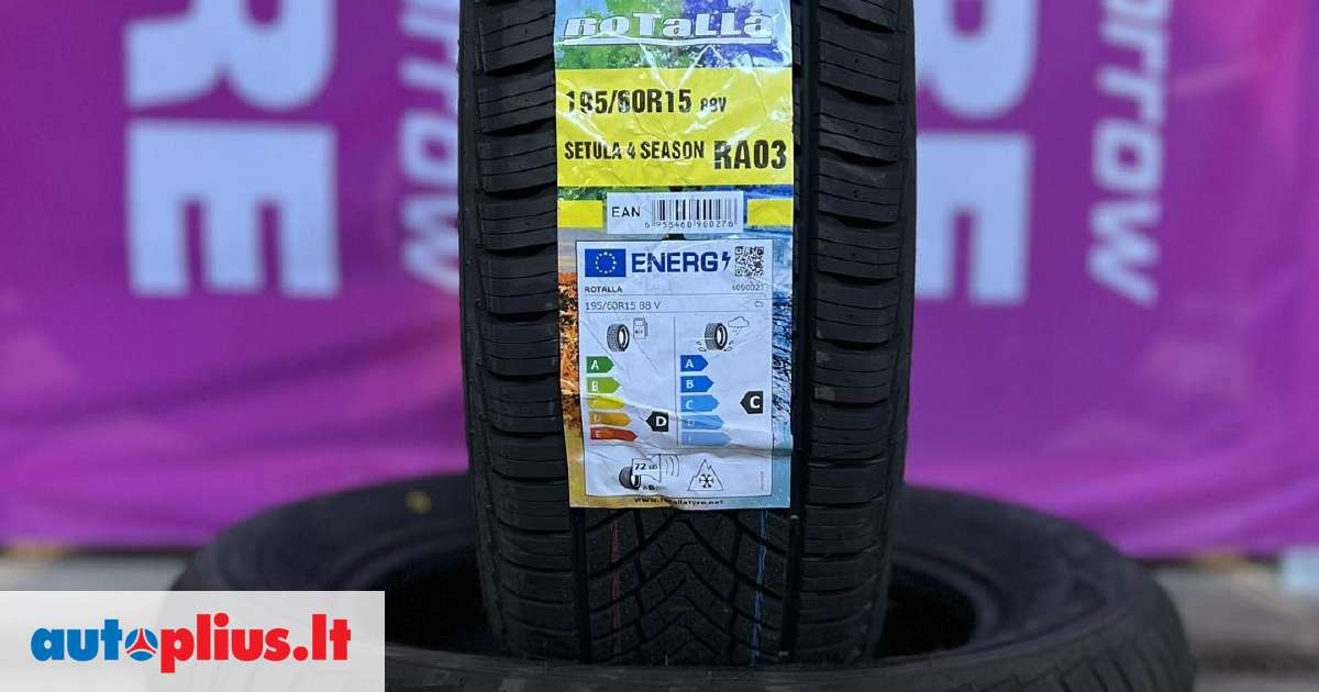 Rotalla Setula 4 Season RA03, universalios 195/60 R15 | A23519811