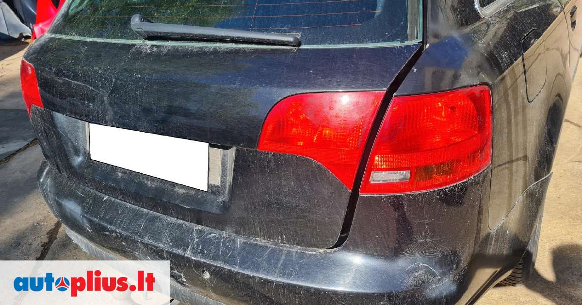 Audi A4 Audi a4 b7 su 2 0l bpw 103kw varikliu dalimis odinis salonas k ...