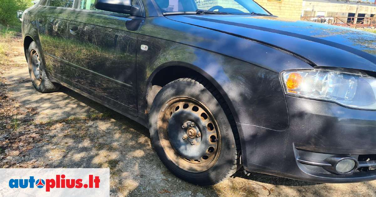 Audi A4 Audi a4 b7 su 2 0l bpw 103kw varikliu dalimis odinis salonas k ...