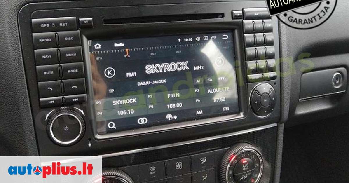 Mercedes-Benz MERCEDES ML GL 2005-12 Android multimedija USB/GPS/WiFi ...