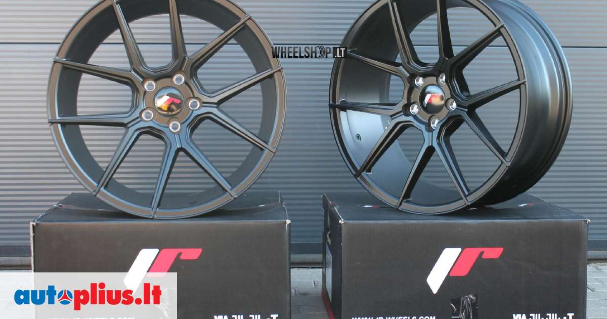 Japan Racing JR30 Black Matt, lengvojo lydinio, R18 | A23657087