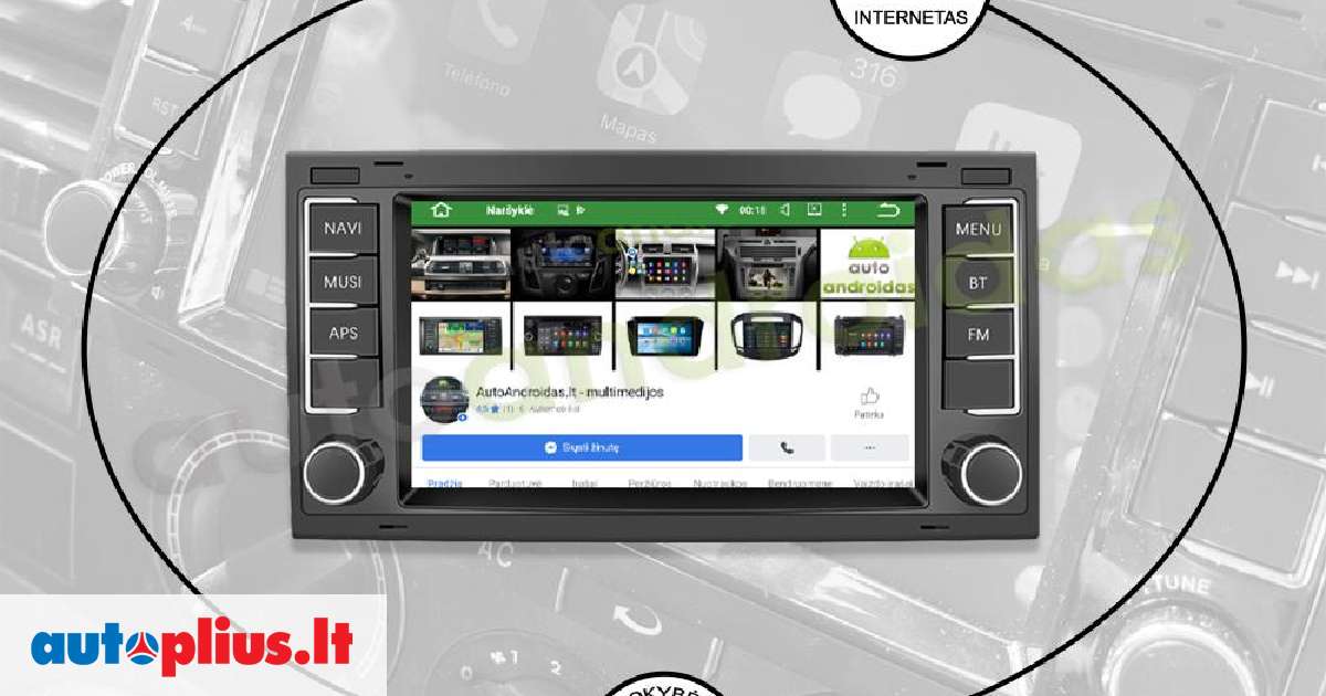 Volkswagen MULTIVAN T5 TRANSPORTER Android multimedija navigacija ...