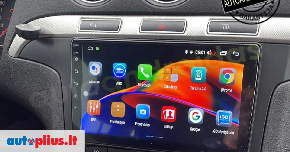 Ford FORD S-MAX 2007-15 Android multimedija 2DIN magnetola navigacija ...