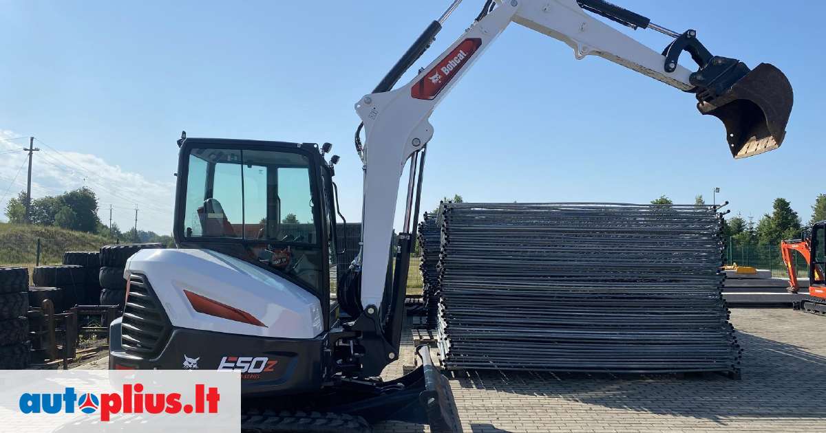 Bobcat E50z, ekskavatoriai 2023-05 m., | A23323667