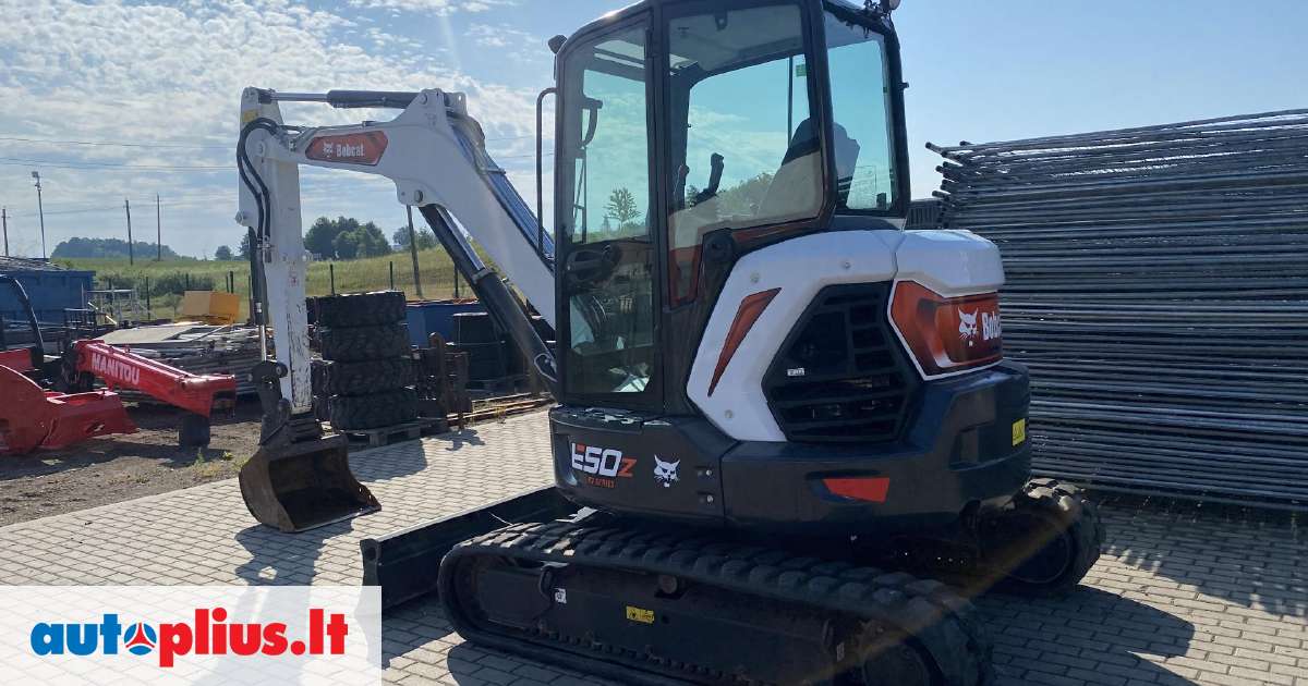 Bobcat E50z, ekskavatoriai 2023-05 m., | A23323667
