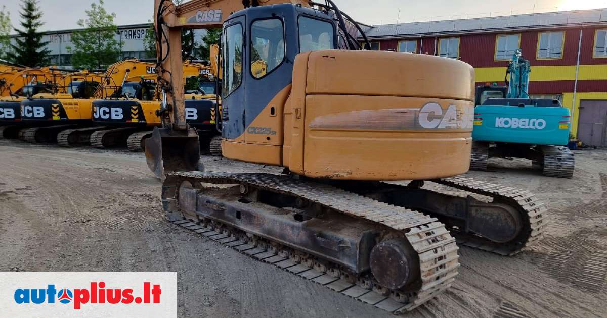 Case CX225 SR, ekskavatoriai 2006 m., | A23772567